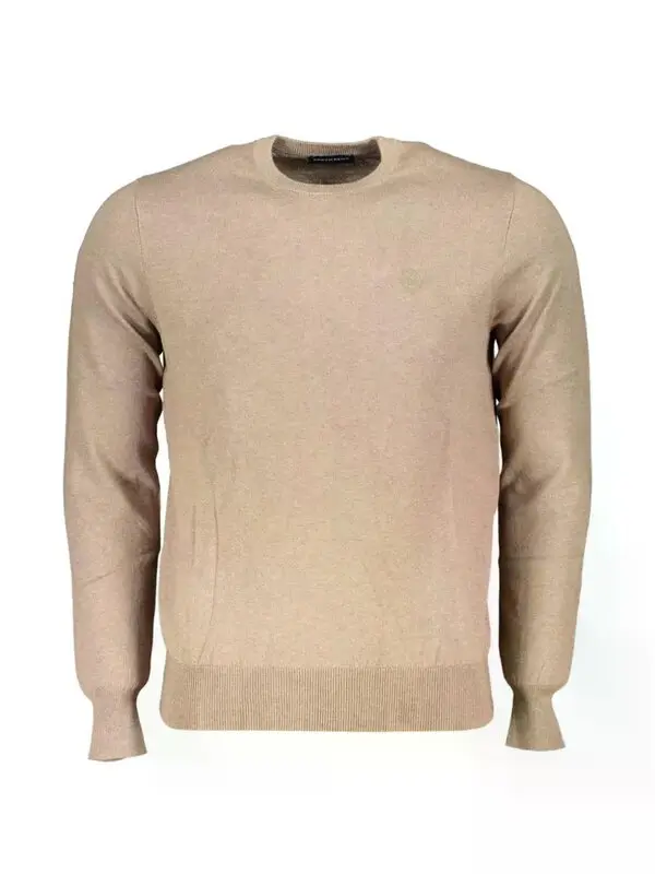 NORTH SAILS Embroidered-logo Crew-neck Jumper - Neutrals