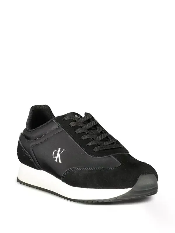 Calvin Klein Logo-print Sneakers - Black