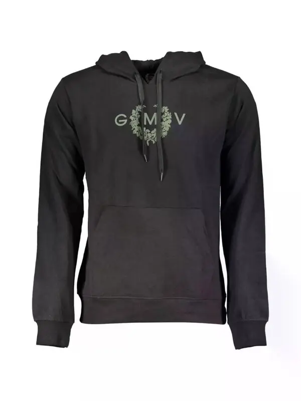 GIAN MARCO VENTURI VINTAGE Graphic-print Drawstring Hoodie