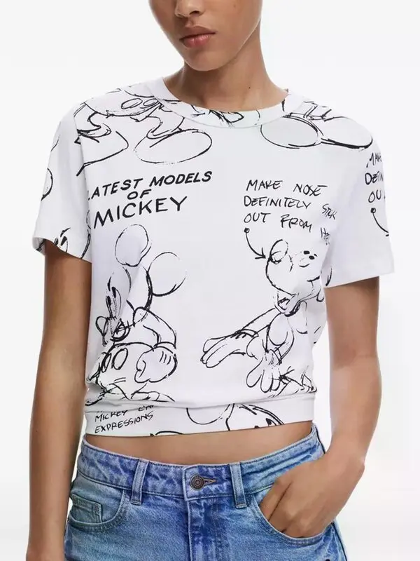 Desigual Sketch-print T-shirt