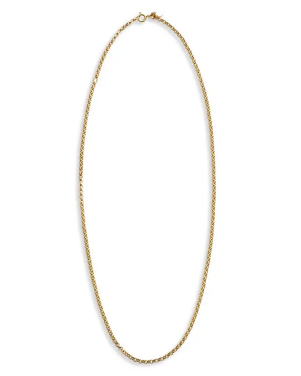 BY PARIAH 14k Yellow Belcher Link Chain Necklace - Gold