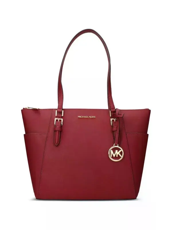 Michael Kors Saffiano Leather Charlotte Shoulder Bag