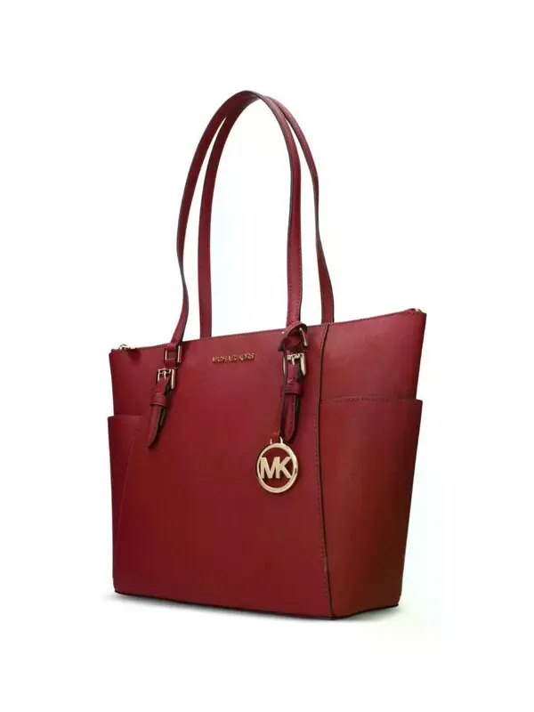 Michael Kors Saffiano Leather Charlotte Shoulder Bag