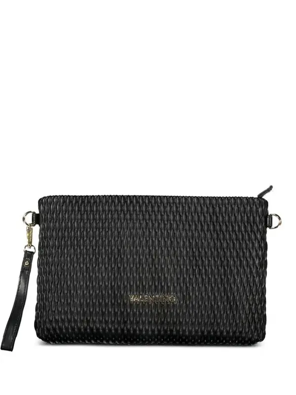 MARIO VALENTINO Quilted Clutch Bag - Black