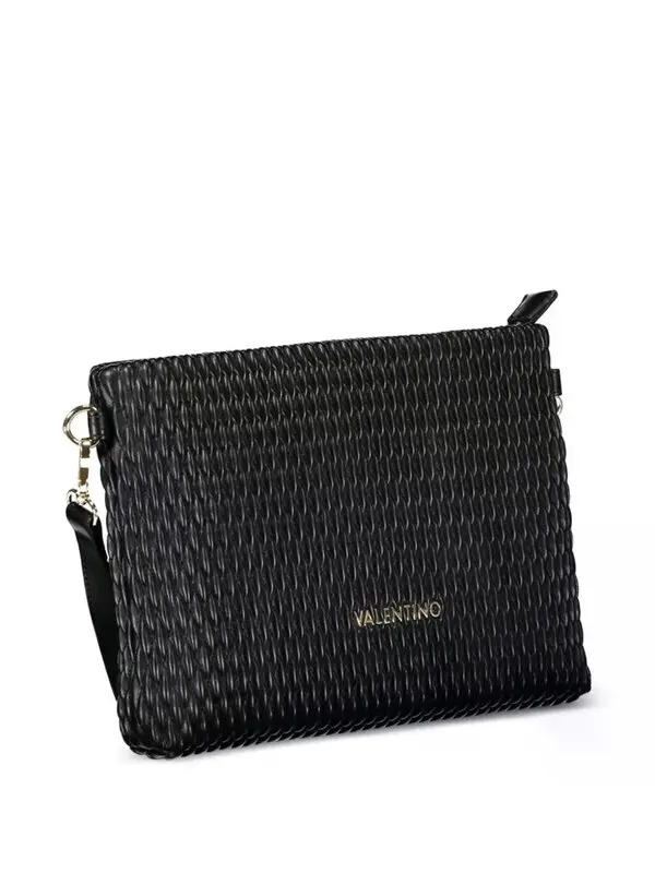 MARIO VALENTINO Quilted Clutch Bag - Black