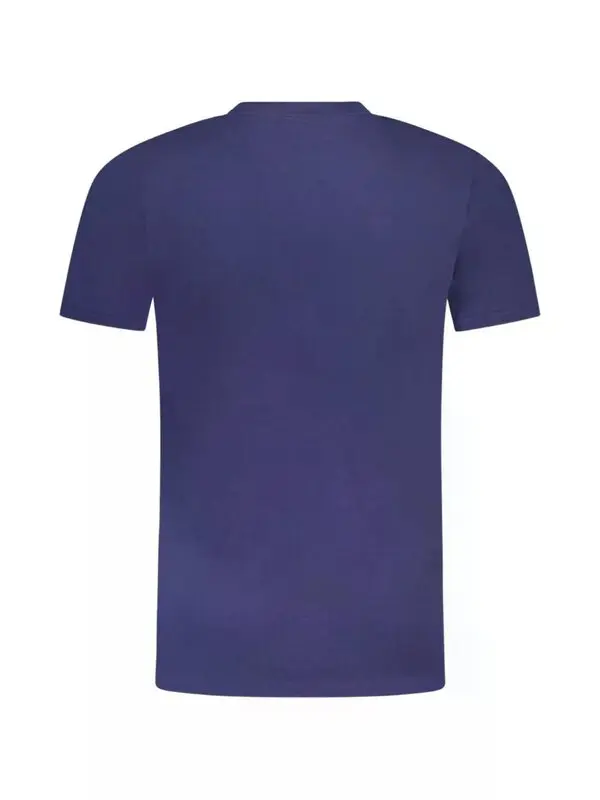 Roberto Cavalli Leopard-print Cotton T-shirt - Blue