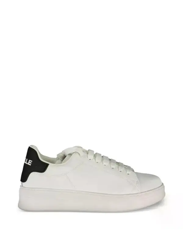 GAELLE PARIS Logo-print Lace-up Sneakers