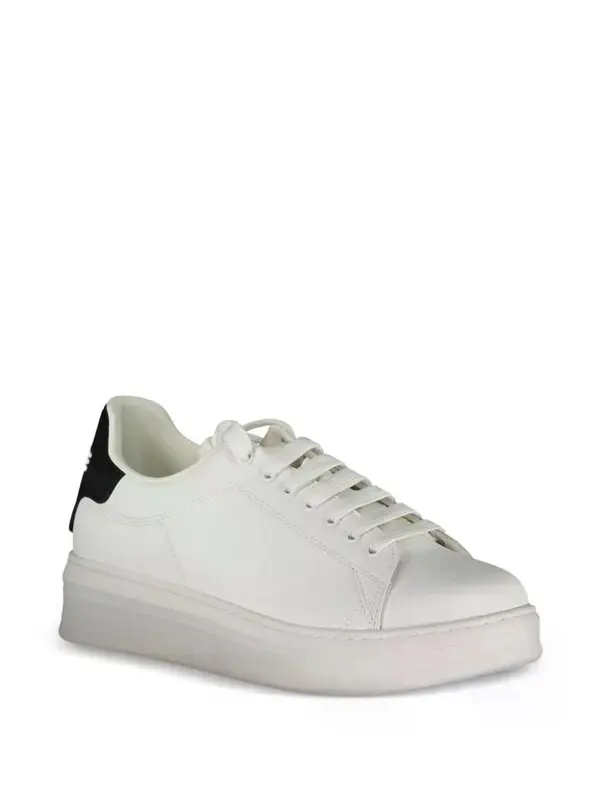 GAELLE PARIS Logo-print Lace-up Sneakers