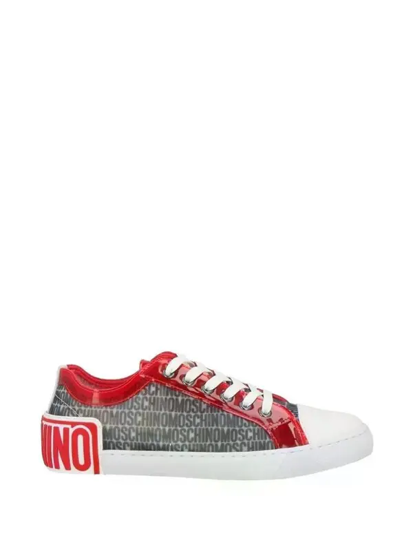 Moschino Logo-print Low-top Sneakers - White