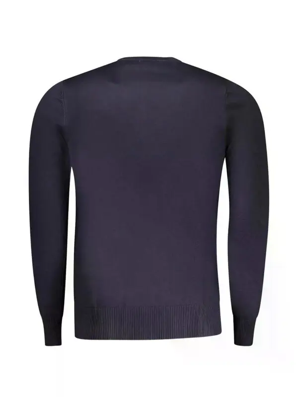 COVERI MOVING Logo-embroidered Crew-neck Sweater