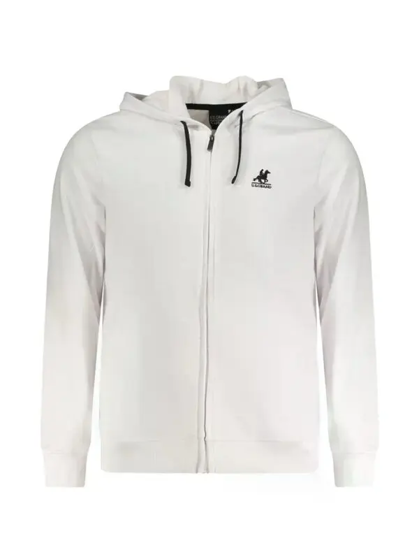 U.S. Grand Logo-embroidered Zip-up Hoodie