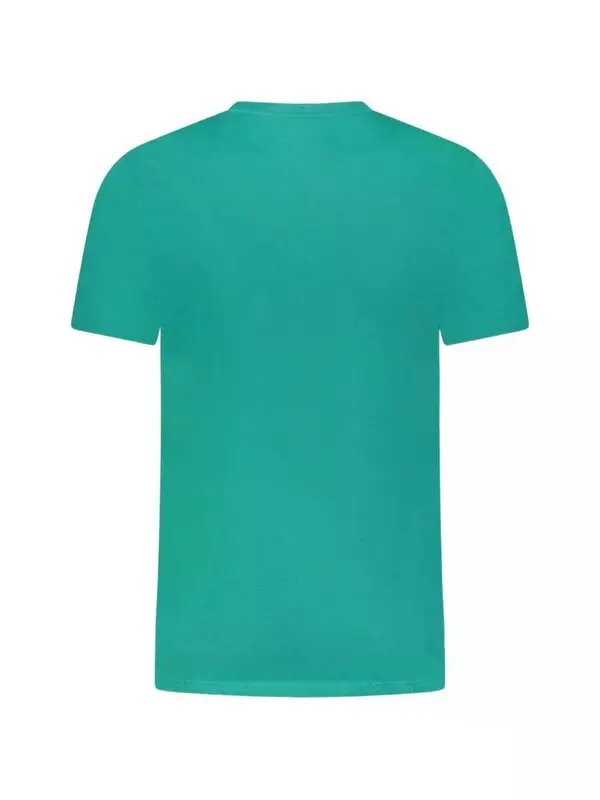 Roberto Cavalli Zebra-striped Logo T-shirt - Green