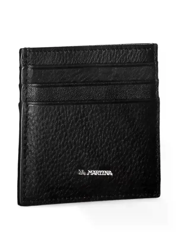LA MARTINA Logo-plaque Leather Card Holder