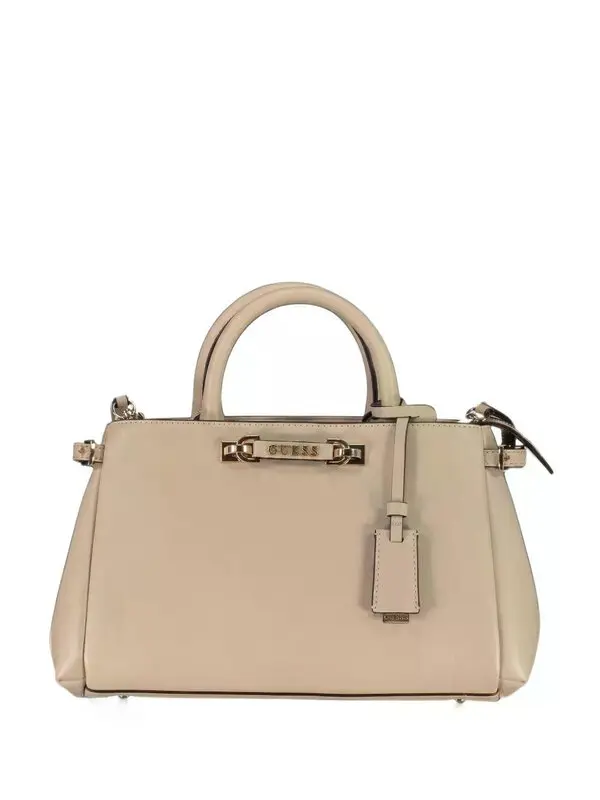Guess Logo-plaque Tote Bag - Neutrals