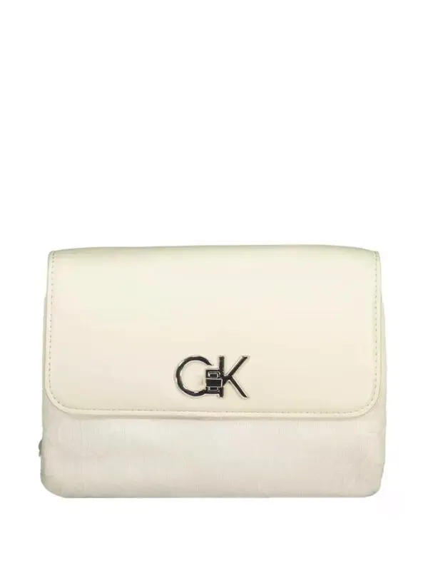 Calvin Klein Logo-jacquard Chain-strap Tote Bag - Neutrals