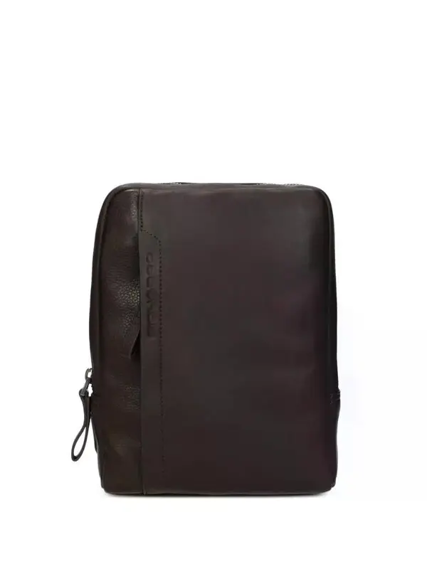 PIQUADRO Leather Messenger Bag - Brown