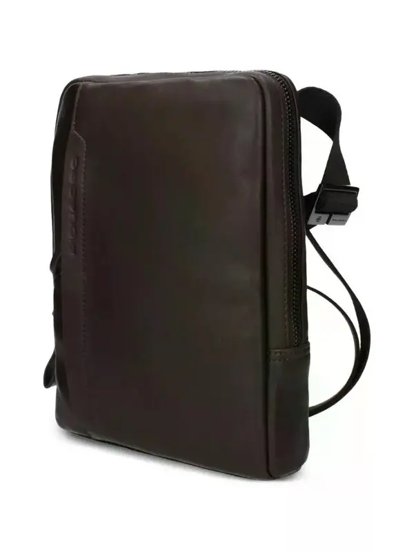 PIQUADRO Leather Messenger Bag