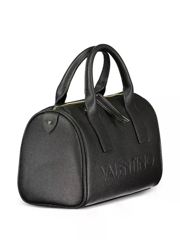 MARIO VALENTINO Embossed-logo Pebbled Tote