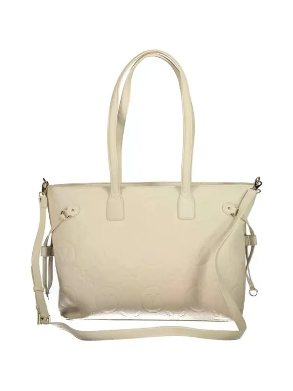 MARIO VALENTINO Logo-debossed Tote Bag - Neutrals
