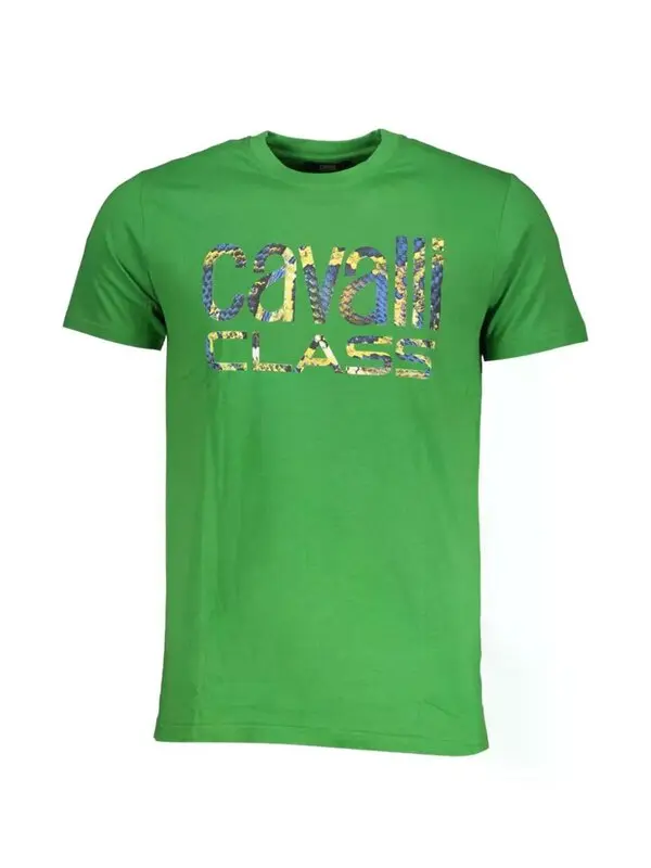 Roberto Cavalli Logo-print T-shirt - Green