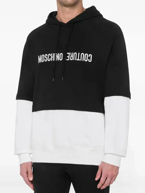 Moschino Hooded Cotton Sweatshirt