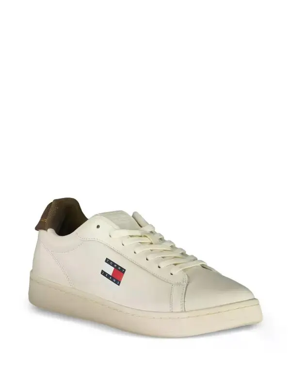Tommy Hilfiger Logo-patch Leather Sneakers