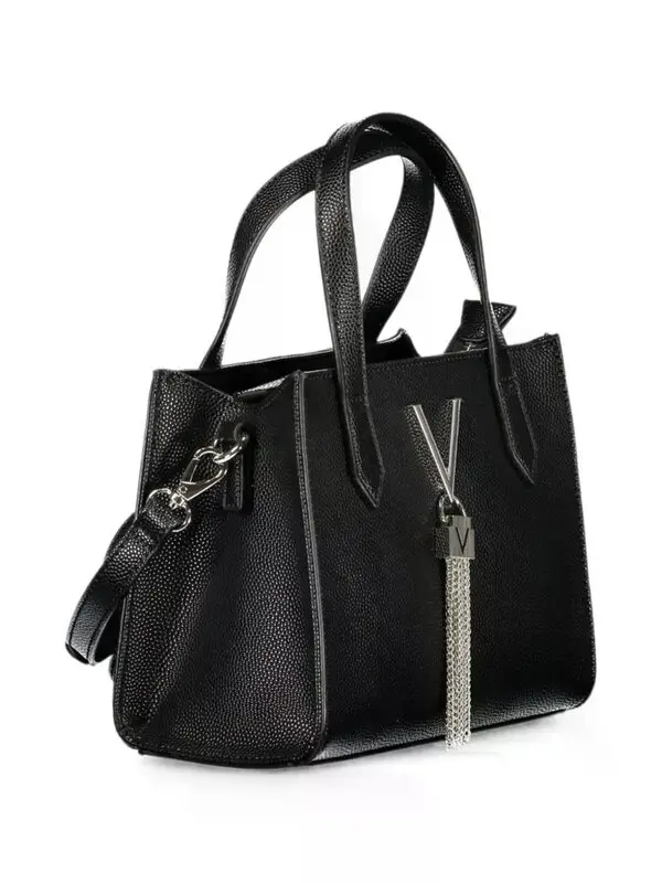 MARIO VALENTINO Vchain Tassel Tote Bag - Black