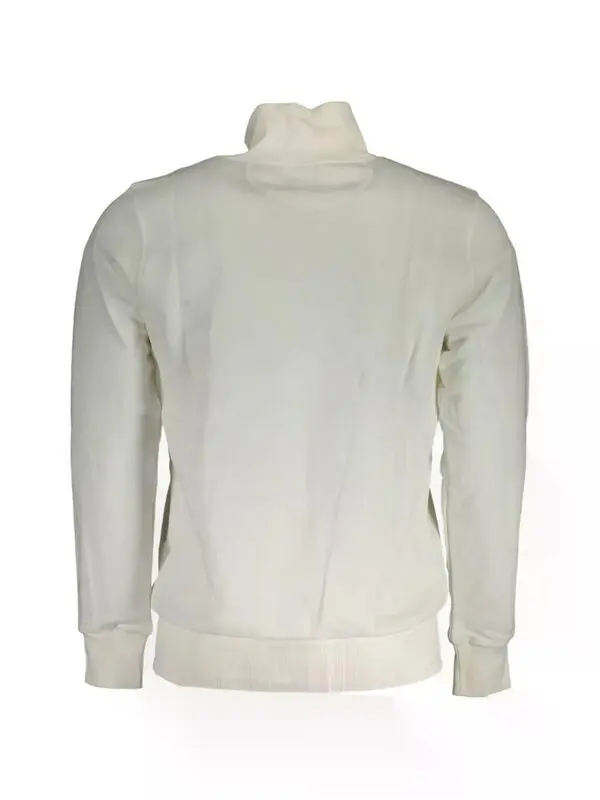 LA MARTINA Logo-embroidered Zip-up Sweatshirt - White
