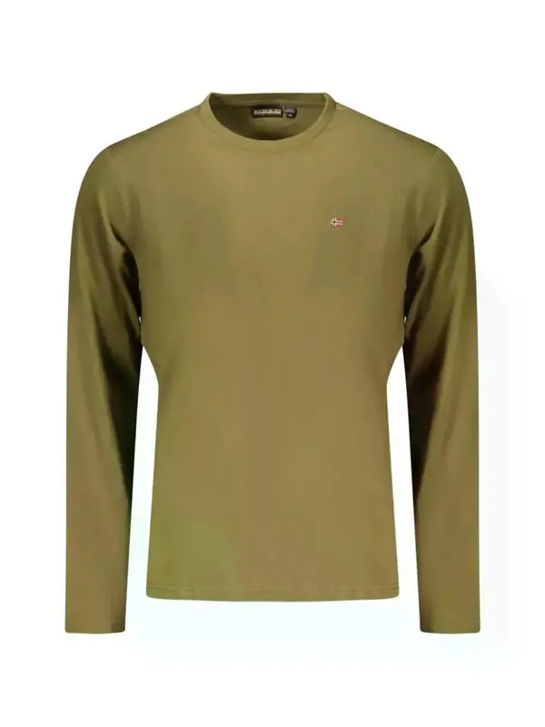 NAPAPIJRI Logo-patch Long-sleeve T-shirt - Green