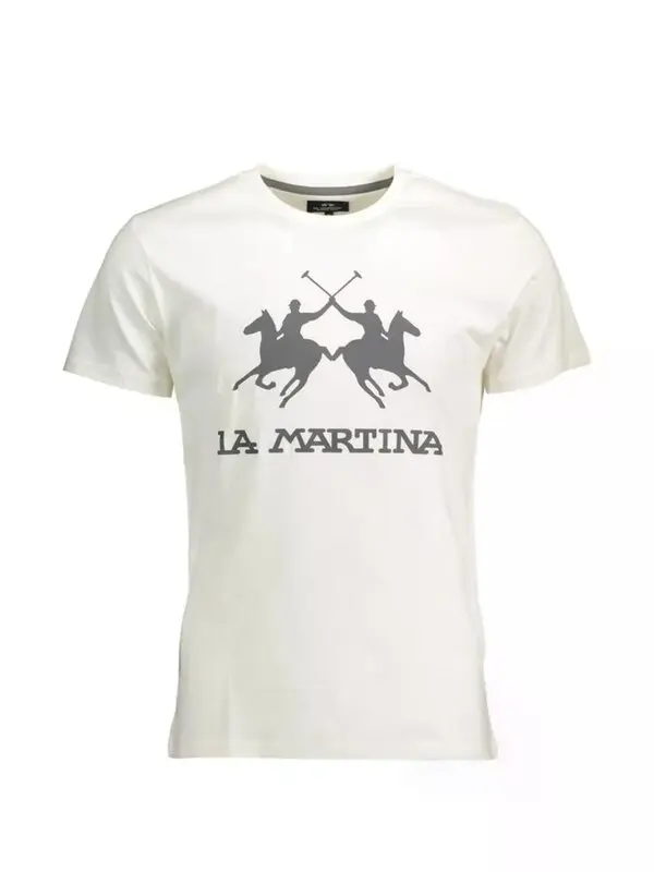 LA MARTINA Logo-print T-shirt