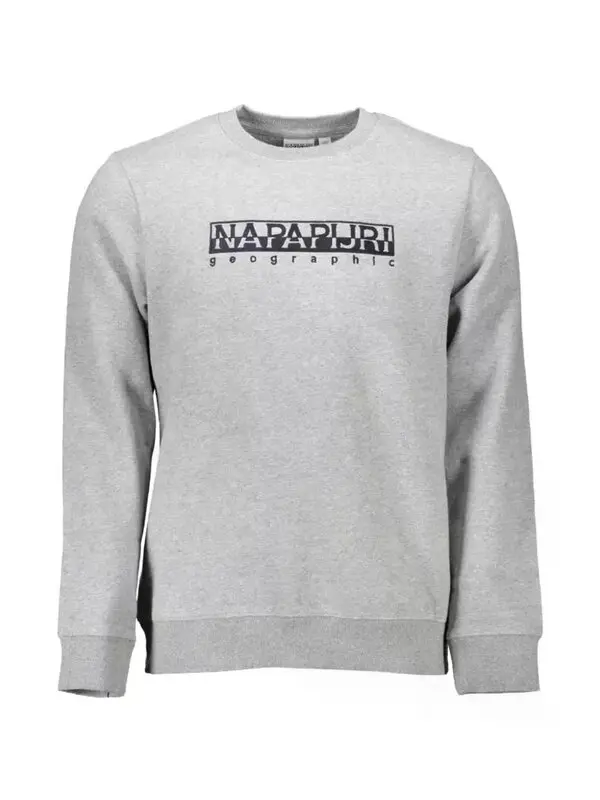 NAPAPIJRI Logo-print Crew-neck Sweater - Grey