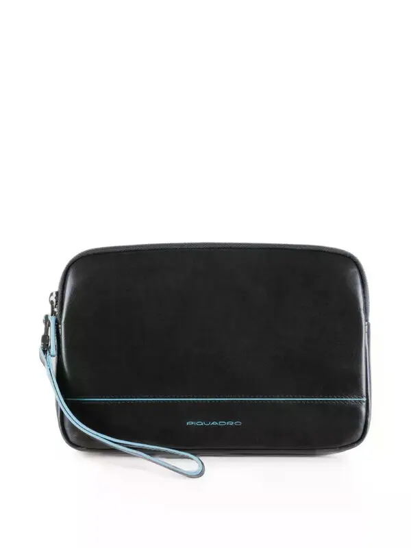 PIQUADRO Leather Wristlet Clutch