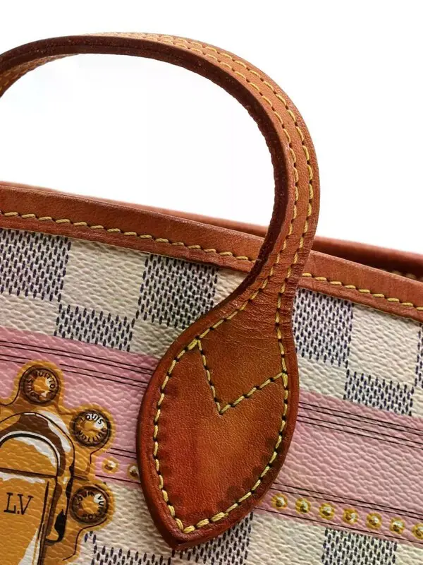 LOUIS VUITTON Neverfull Nm Tote Limited Edition Damier Summer Trunks Mm Shoulder Bag - Multicolour