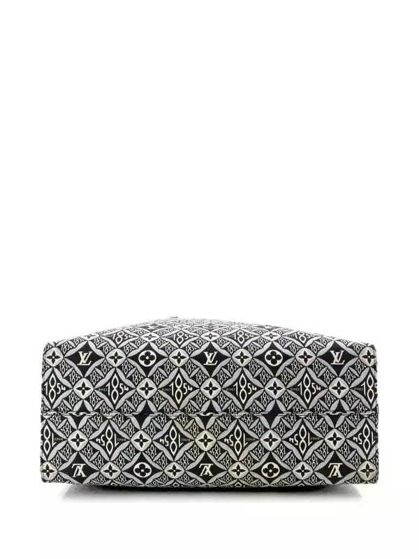 LOUIS VUITTON Onthego Limited Edition Since 1854 Monogram Jacquard Gm Tote Bag - Black