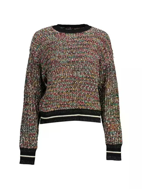 Desigual Textured-knit Pullover - Black
