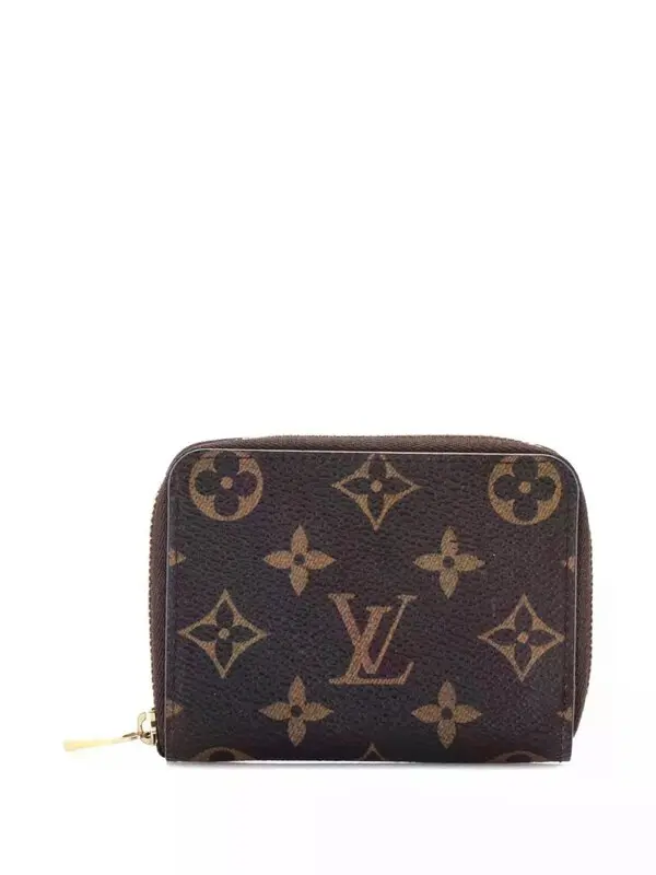LOUIS VUITTON Zippy Coin Purse Monogram Canvas Pouch - Brown