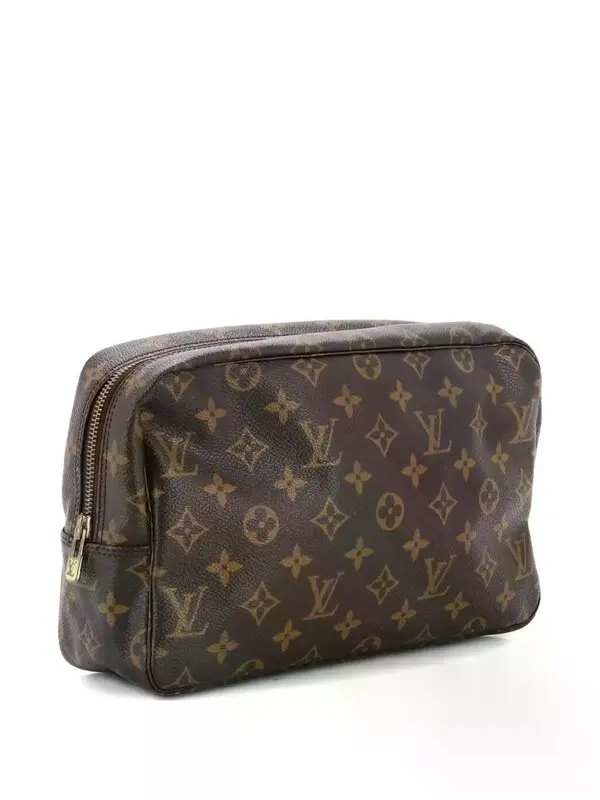 LOUIS VUITTON Trousse Toiletry Monogram Canvas 28 Pouch - Brown