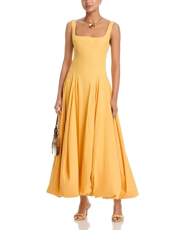 Simkhai Hally Bubble Hem Dress - Mango