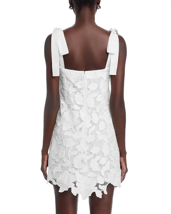 Simkhai Marigolde Embroidered Mini Dress - White