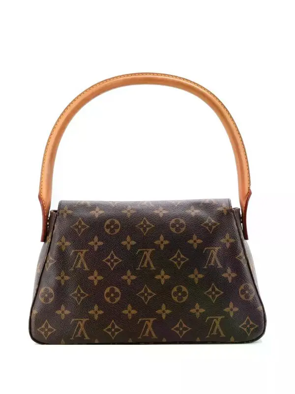 LOUIS VUITTON Looping Handbag Monogram Canvas Mini Satchel