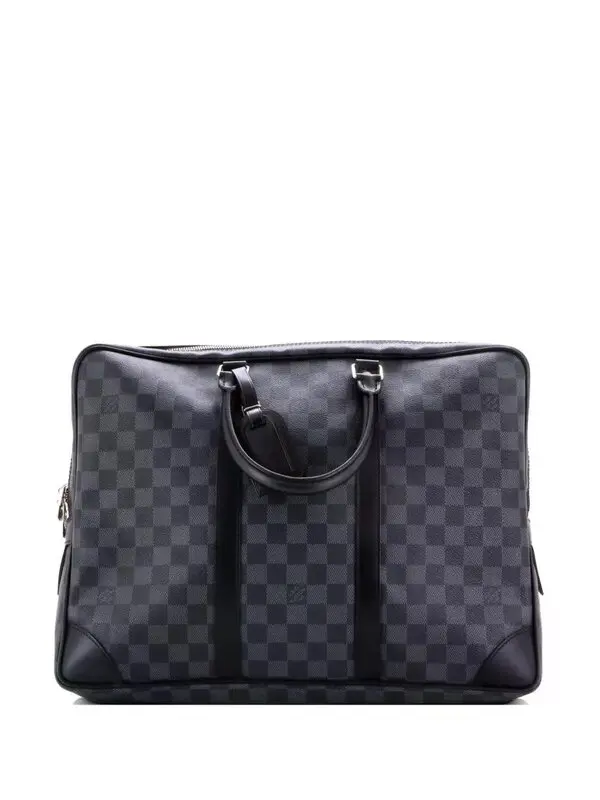 LOUIS VUITTON Porte-documents Voyage Briefcase Damier Graphite - Black