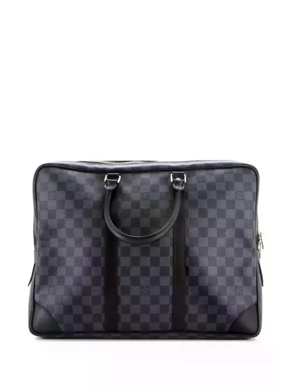 LOUIS VUITTON Porte-documents Voyage Briefcase Damier Graphite - Black