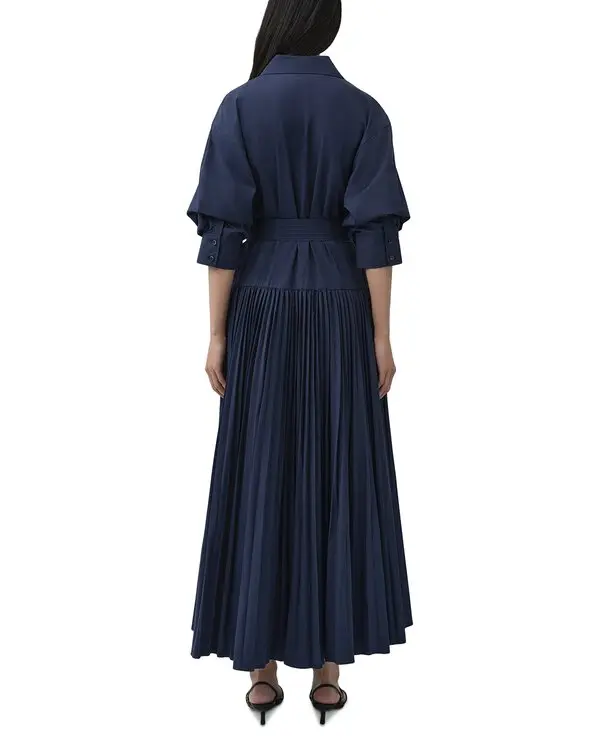 Simkhai Arlo Belted Maxi Dress - Midnight