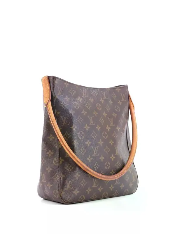 LOUIS VUITTON Looping Handbag Monogram Canvas Gm - Brown