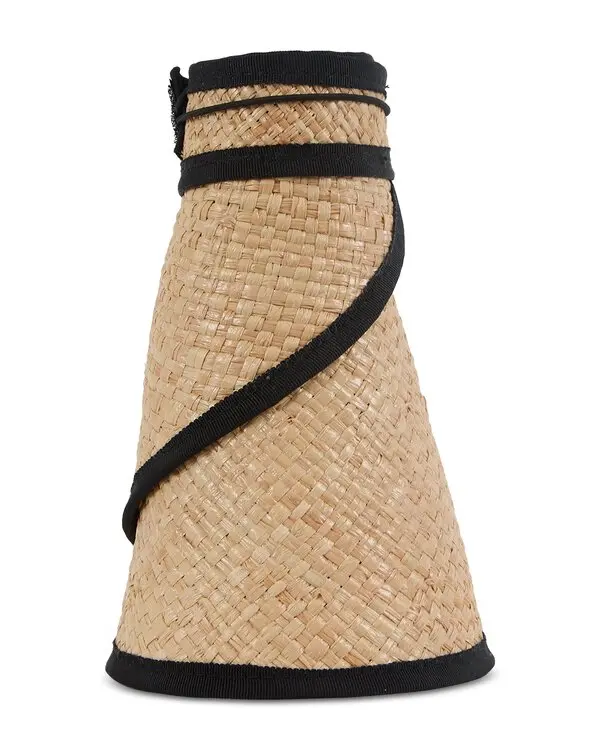 Eugenia Kim Trixie Packable Toyo Straw Visor - Natural