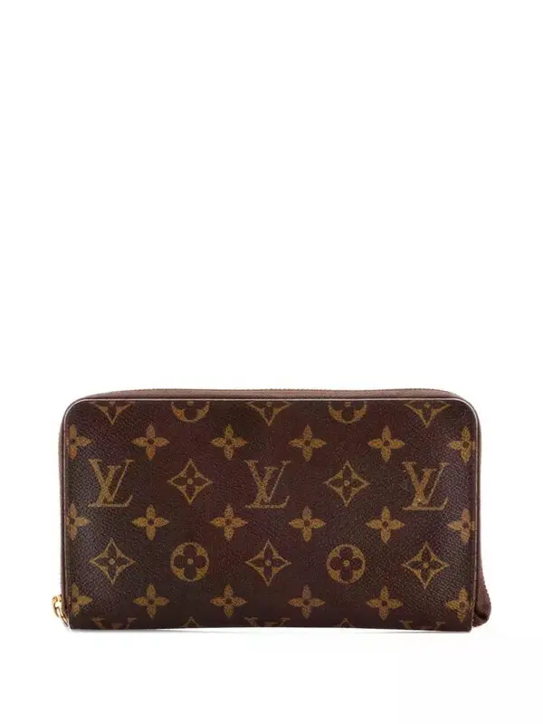 LOUIS VUITTON Zippy Wallet Monogram Canvas Small Wallets - Brown