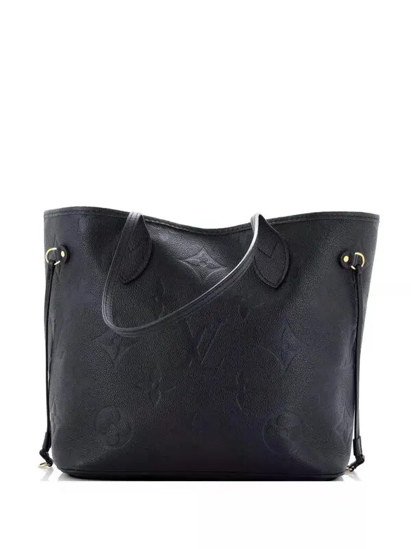 LOUIS VUITTON Neverfull Mm Tote Bag Monogram Empreinte Giant - Black