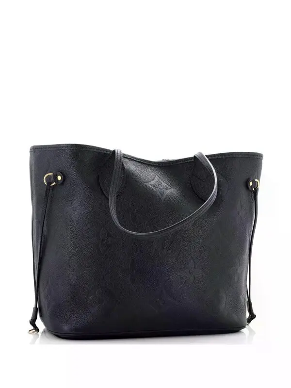 LOUIS VUITTON Neverfull Mm Tote Bag Monogram Empreinte Giant - Black