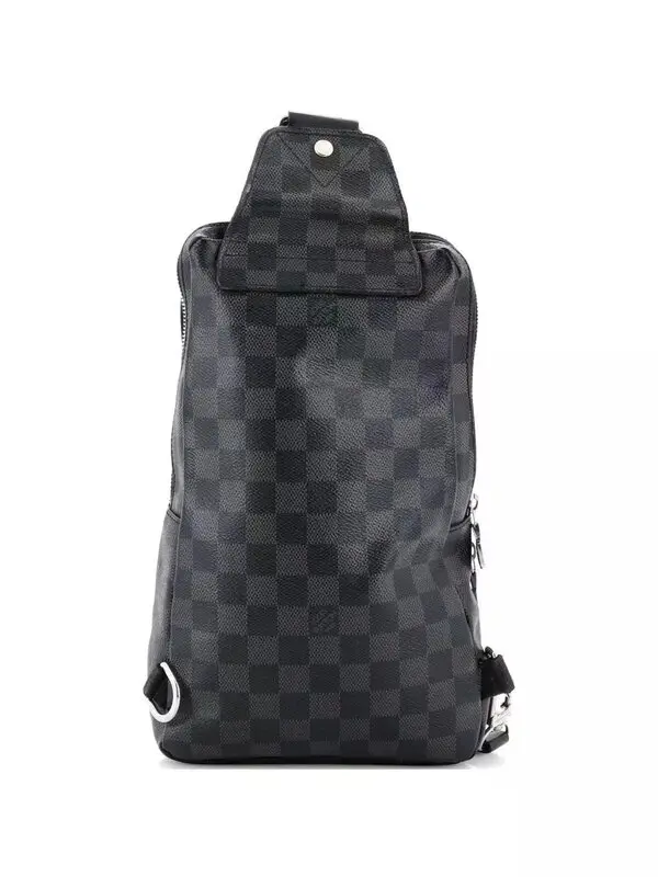 LOUIS VUITTON Avenue Sling Bag Damier Graphite - Black