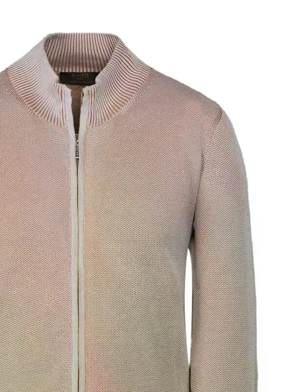 MOORER Jacquard-weave Sweater